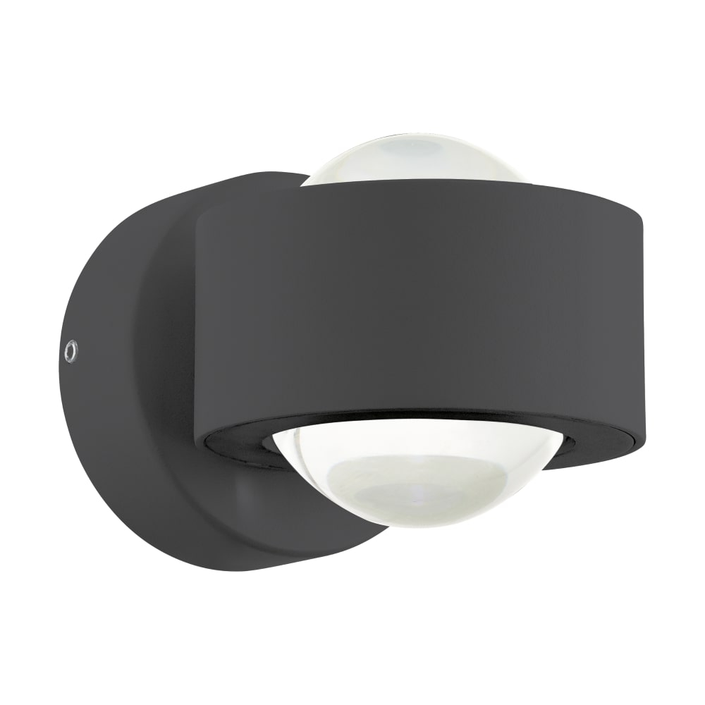 Spot mural design Treviolo Haut-Bas noir par Eglo acheter | LuminairesTotal