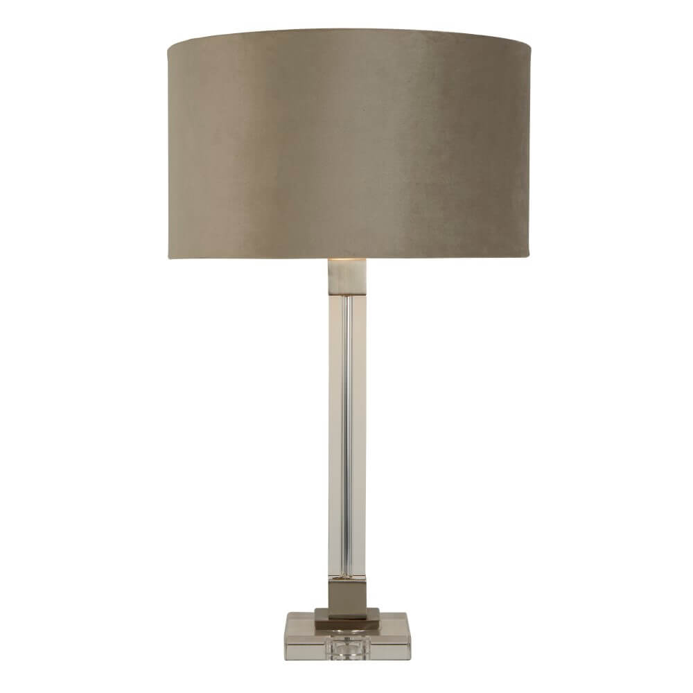 Lampe de table design Scarborough or avec nuance de bronze par ...