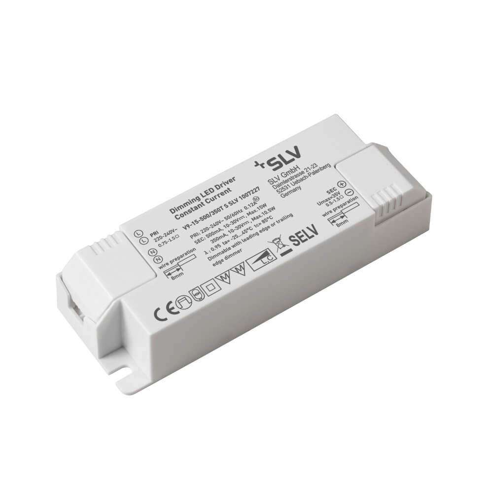Led Driver 10-30V - 15W - 350mA/500mA par SLV acheter | LuminairesTotal