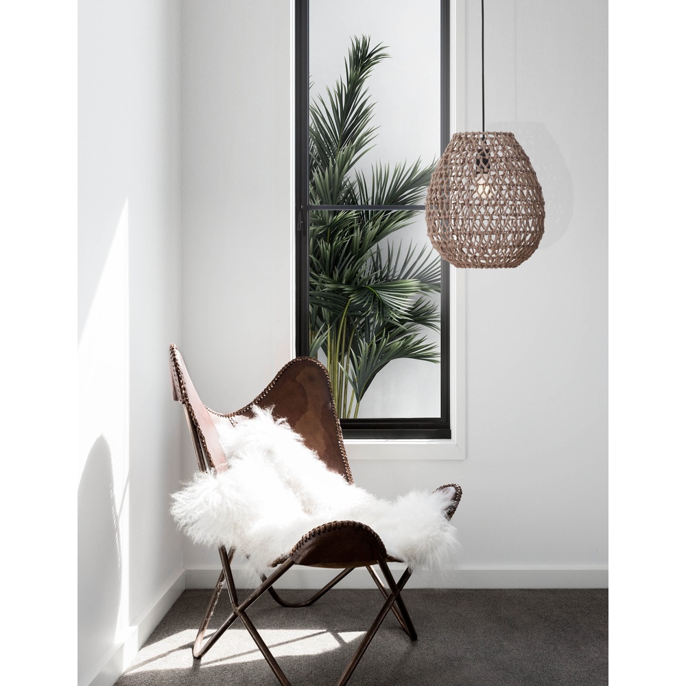 Suspension Griffin Marron par Lyora acheter | LuminairesTotal